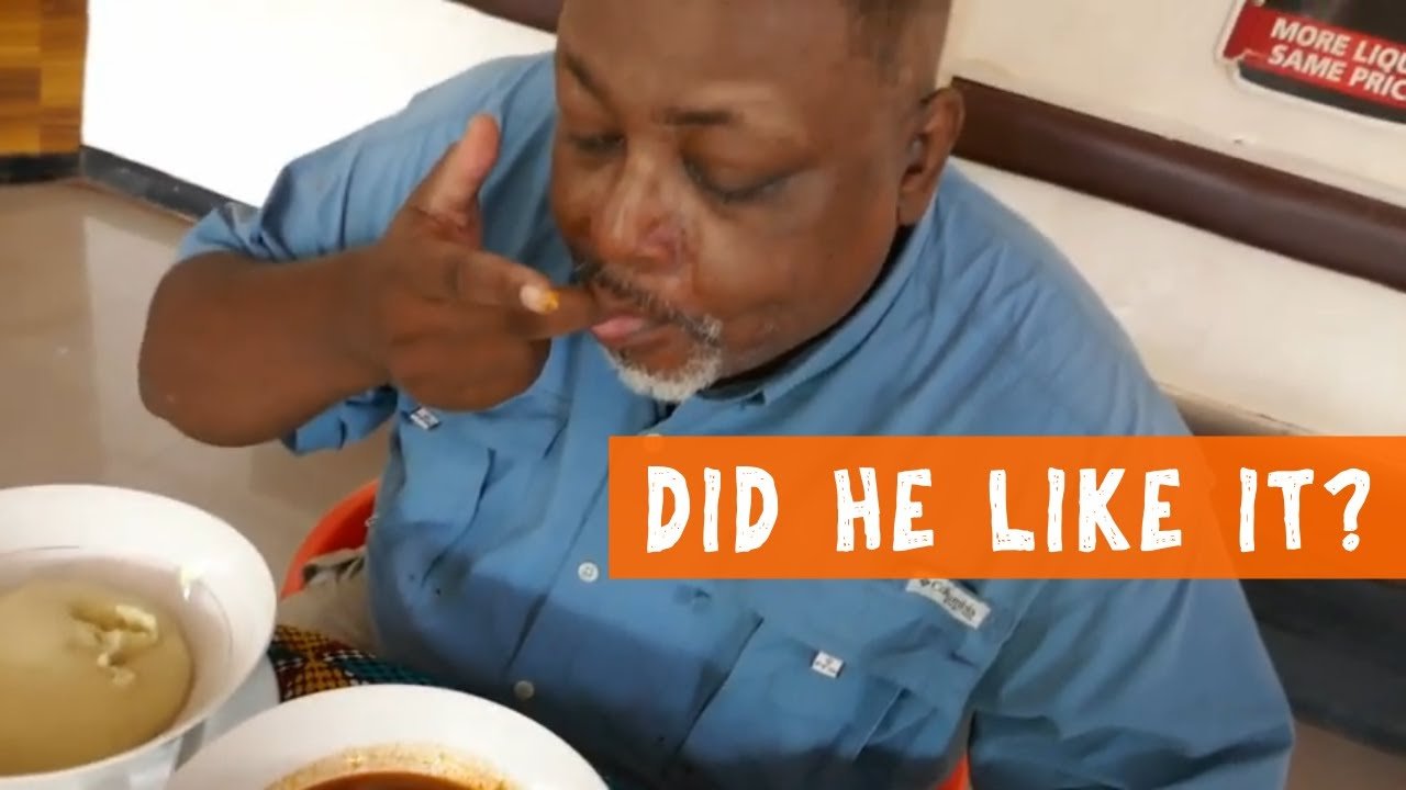 Tim's First Time Tasting Fufu in Tamale, Ghana - The Fufu Challenge